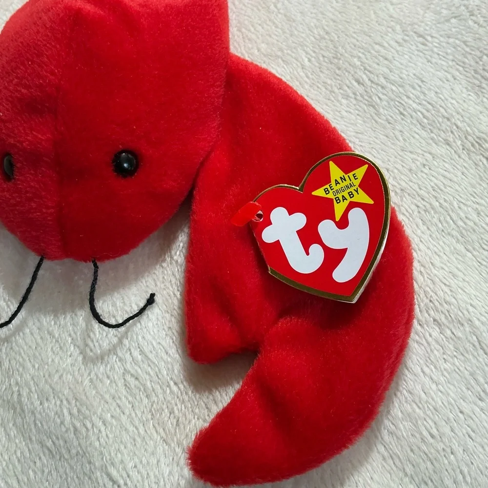 Beanie Babies | Toys | Ty Beanie Baby Pinchers 993 Lobster Original 5th ...